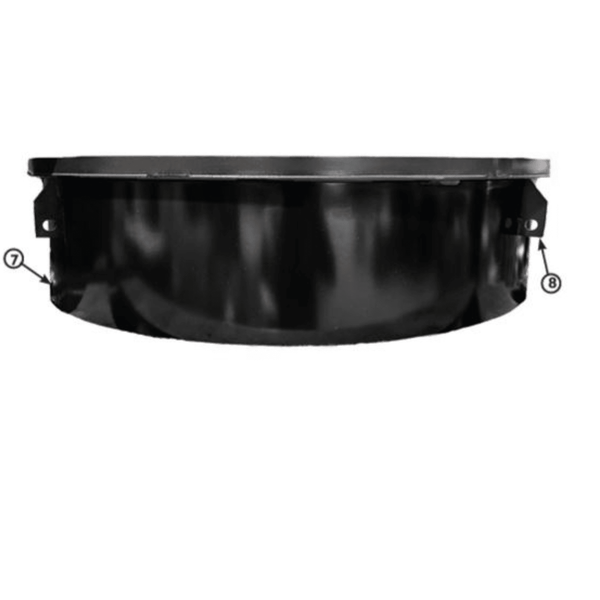 Round Manhole, Composite Lid, 20" x 9", Lay-In, Black - Enviro Design ...
