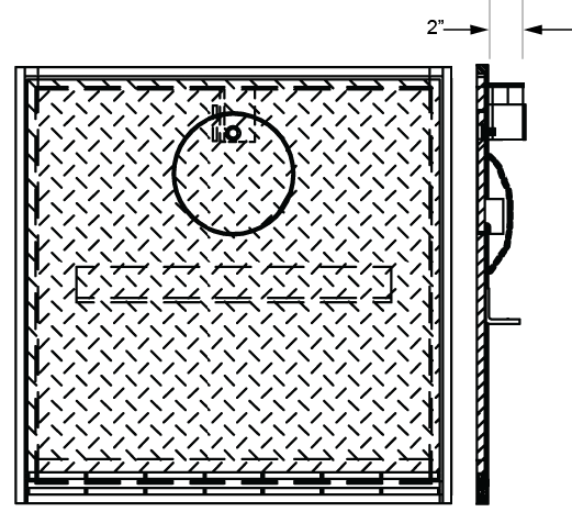 Square Manhole Cover, Vault 24" x 24" x 24" Lay-In Lid - Enviro Design ...