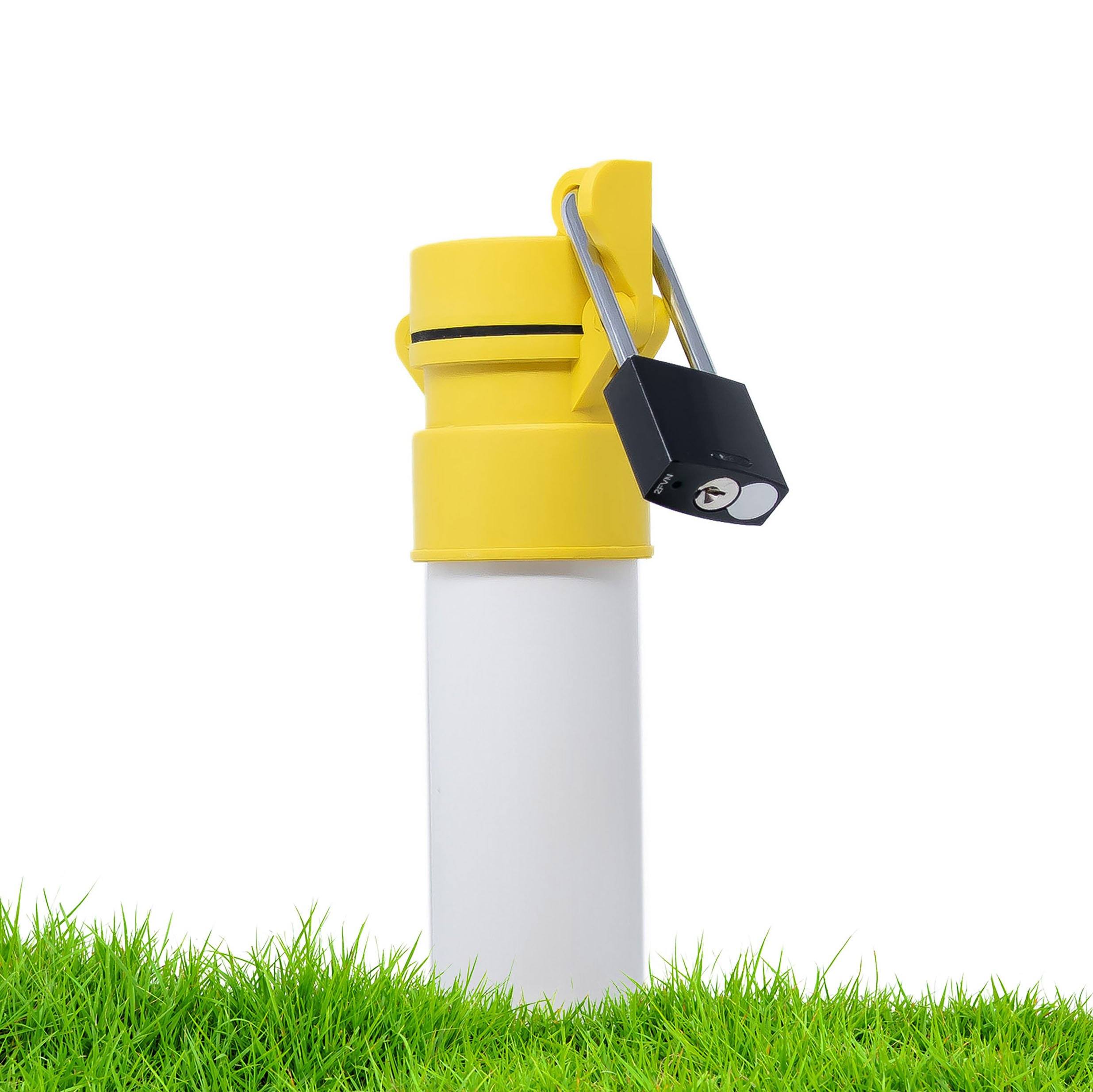 Enviro Design Products: Grip-N-Lock Well monitoring Cap, 2" Yellow ...