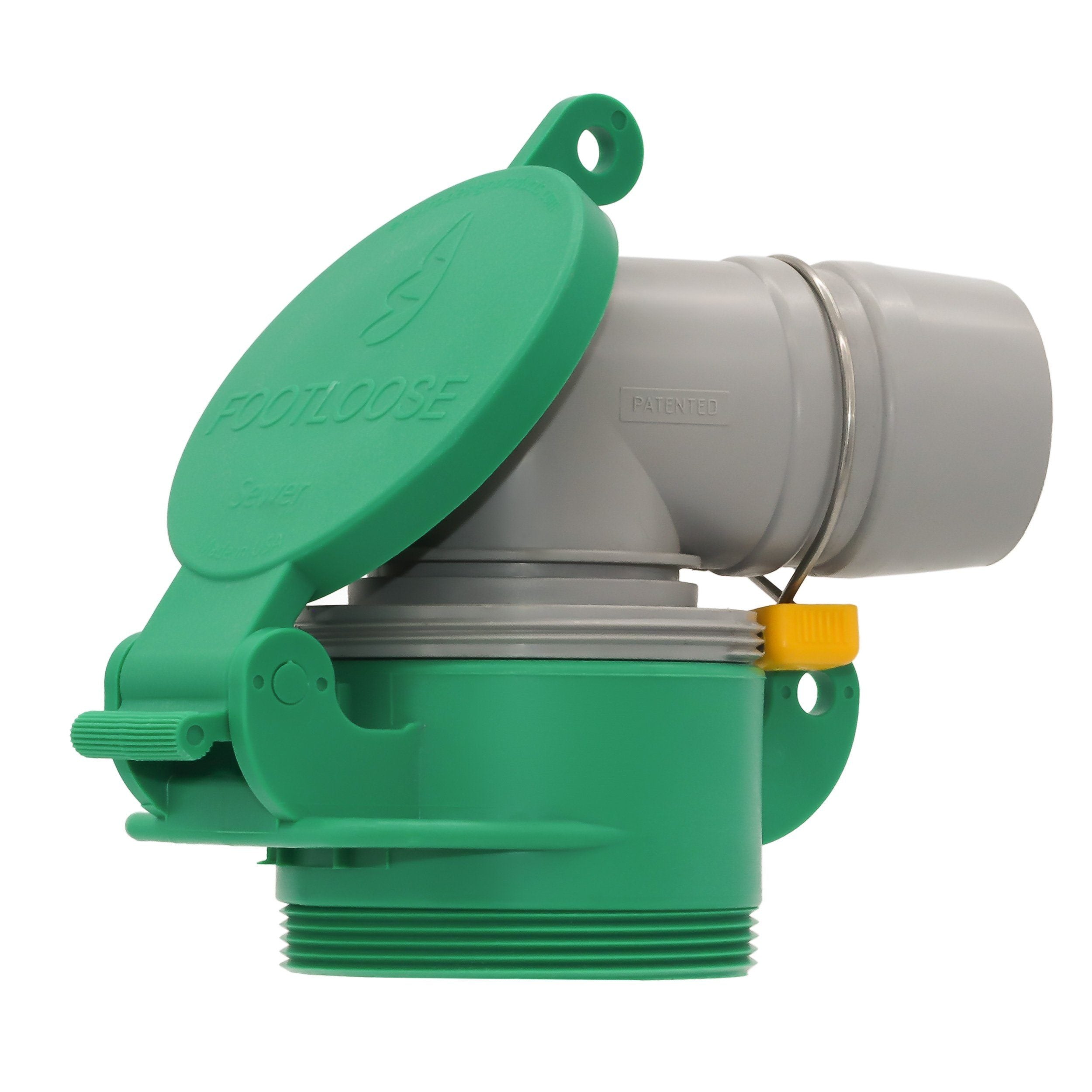 Enviro Design Products: FootLoose RV Site Sewer Cap, 4" Green Male ...