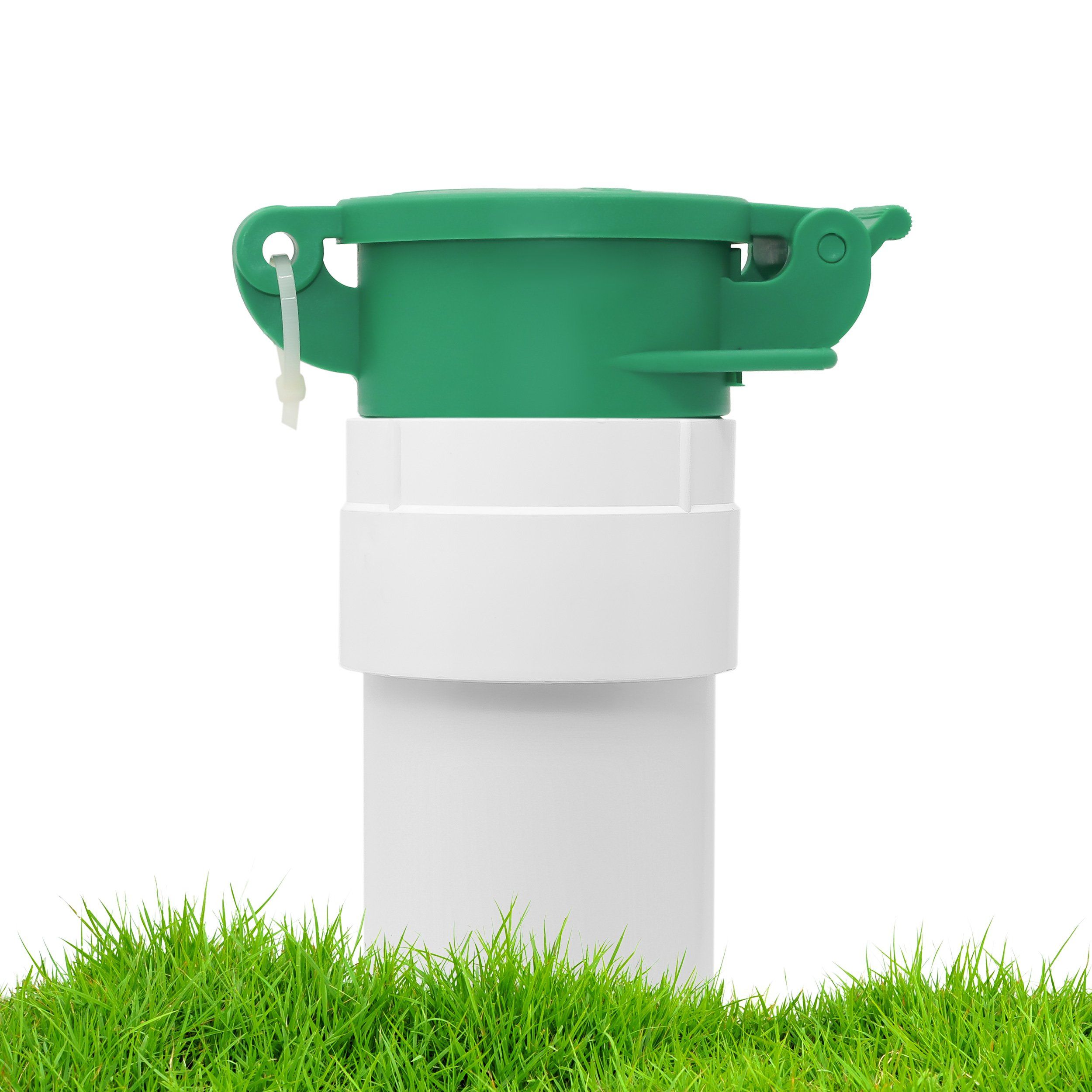 Enviro Design Products: FootLoose RV Site Sewer Cap, 4" Green Male ...