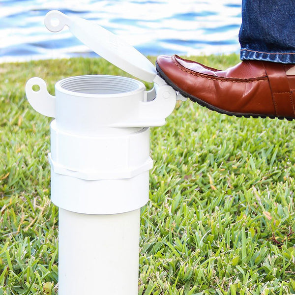 Enviro Design Products: FootLoose RV Site Sewer Cap, 4" White Male ...