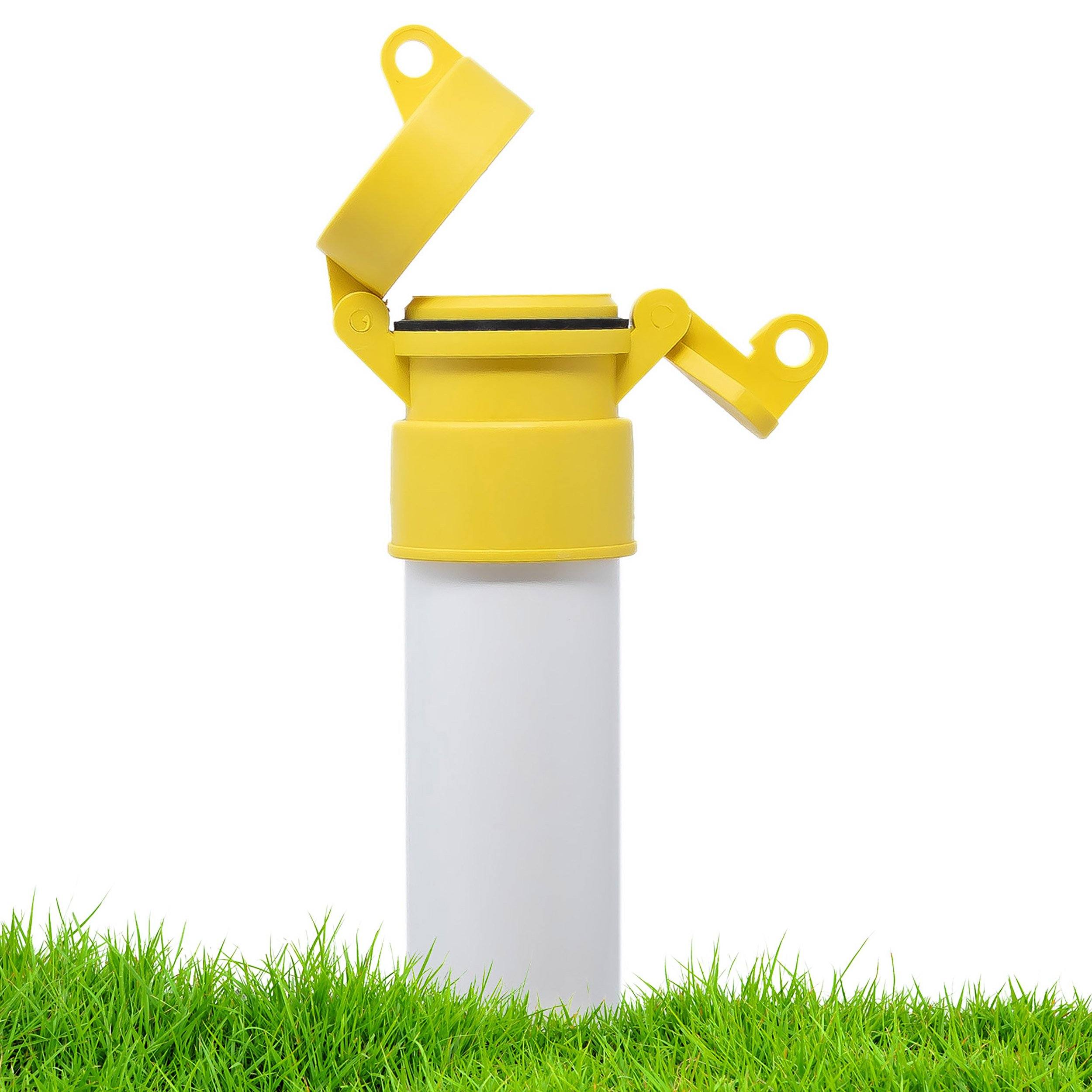 Enviro Design Products: Grip-N-Lock Well monitoring Cap, 2" Yellow ...