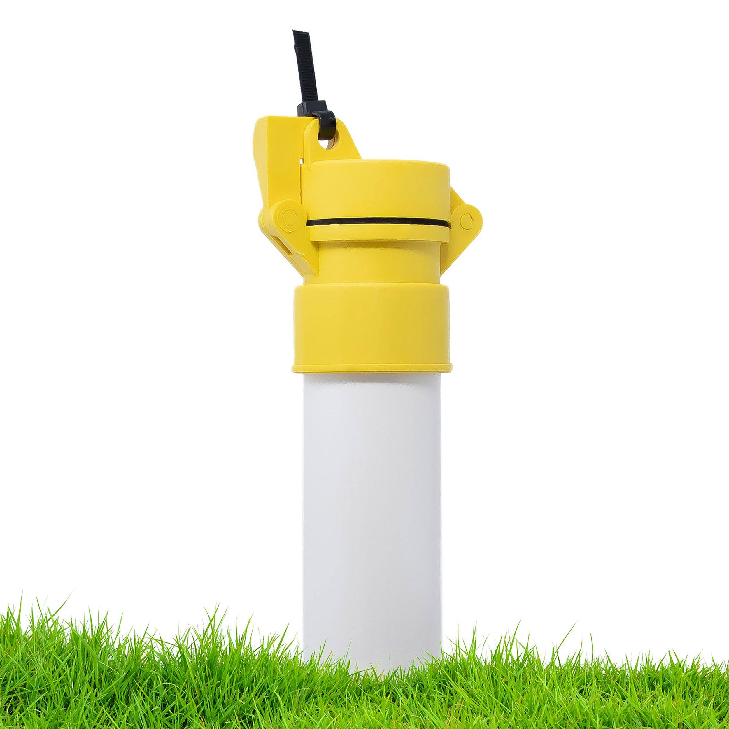 Enviro Design Products: Grip-N-Lock Well monitoring Cap, 2" Yellow ...