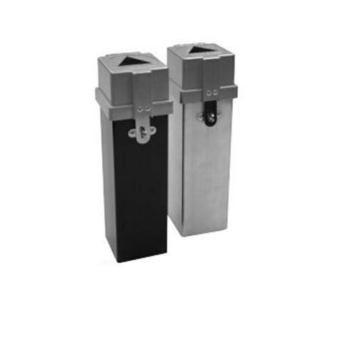 Square Well Protector, Steel Lid, 4" X 5' Tall - Enviro Design Products