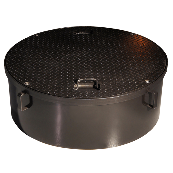Steel Manhole Cover, Round 30" x 13" Steel Cam-Lock Lid - Enviro Design ...