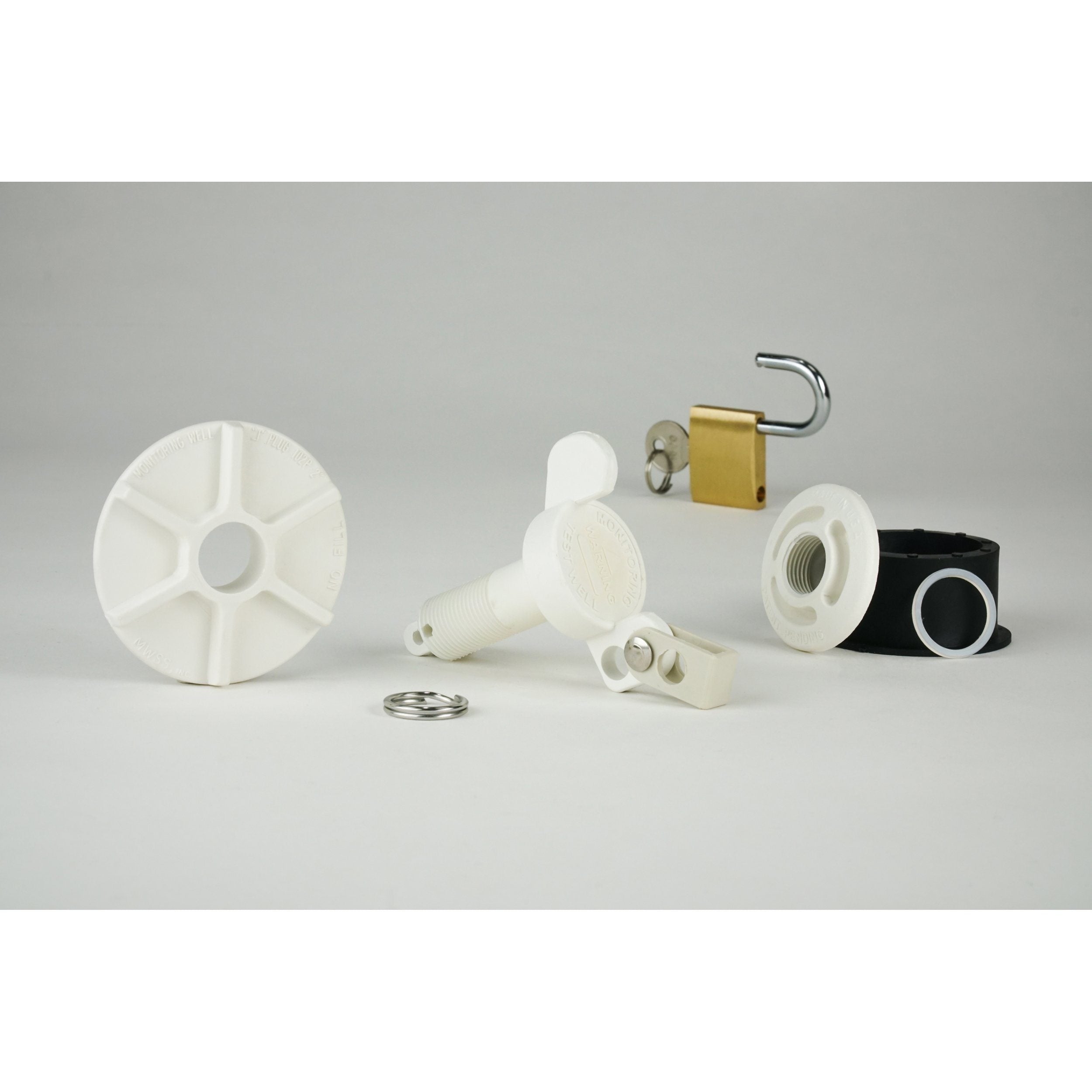 2" J-Plug Locking Monitoring Well Plug SCH 80 - Enviro Design Products