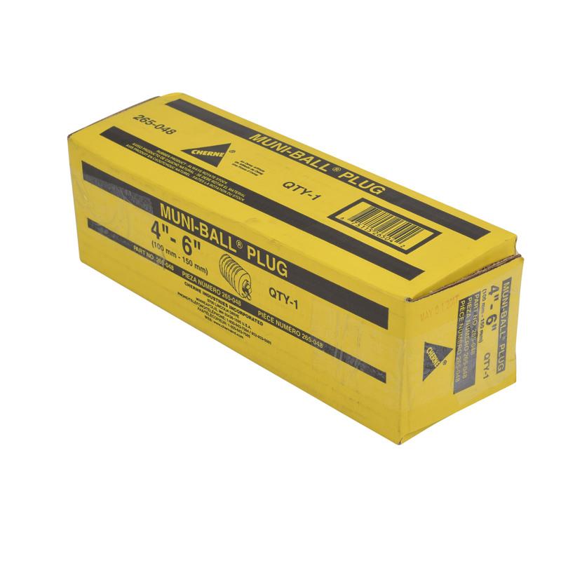 Cherne ® 4-6" Multi-Size Underground Muni-Ball ® Plug 3/4" Bypass ...
