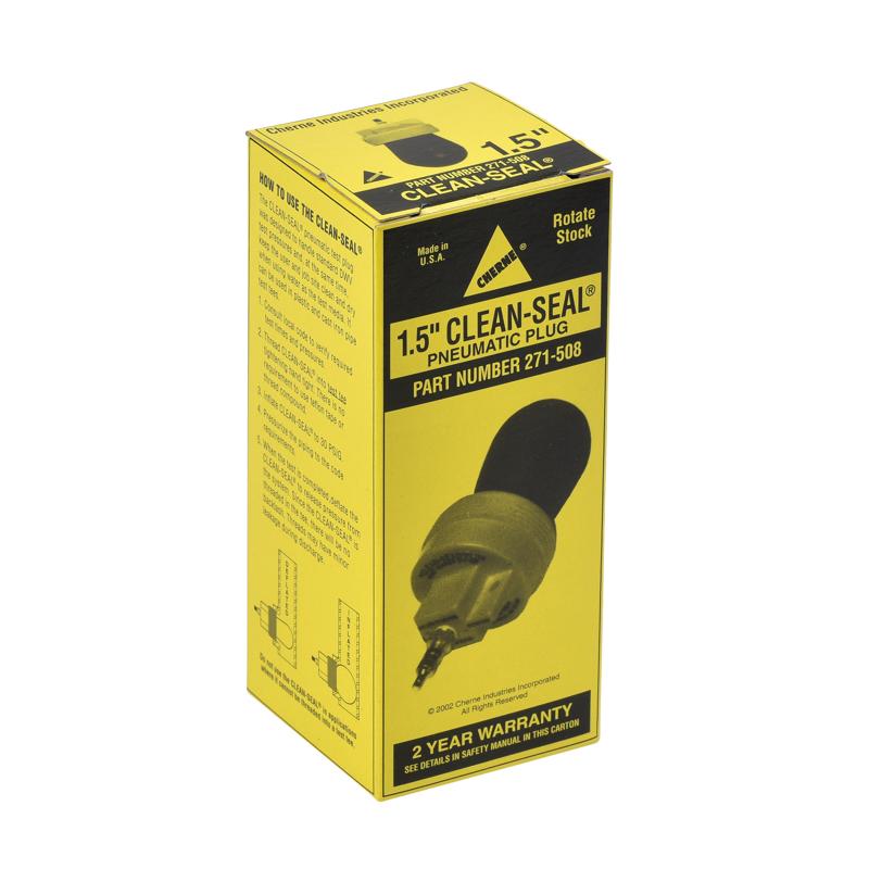 Cherne 1-1/2" Clean-Seal Plug 30 PSI - Enviro Design Products